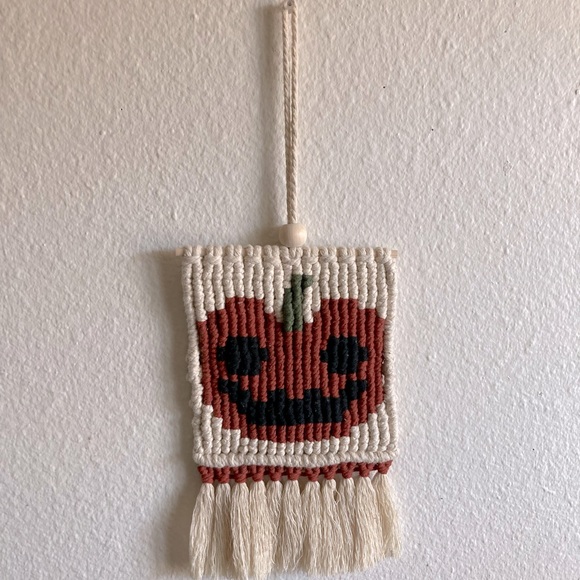 Wall Decor | Handmade Macrame Pumpkin Wall Hanging | Poshmark